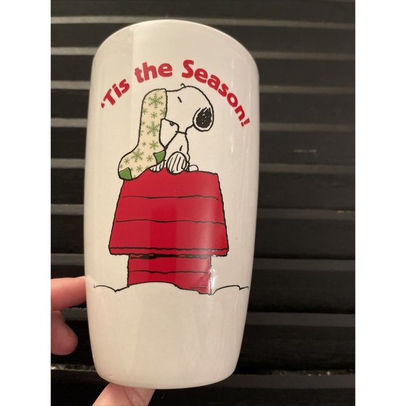 Other | Peanuts Snoopy Christmas Tis The Season Tumbler Mug B12 | Poshmark